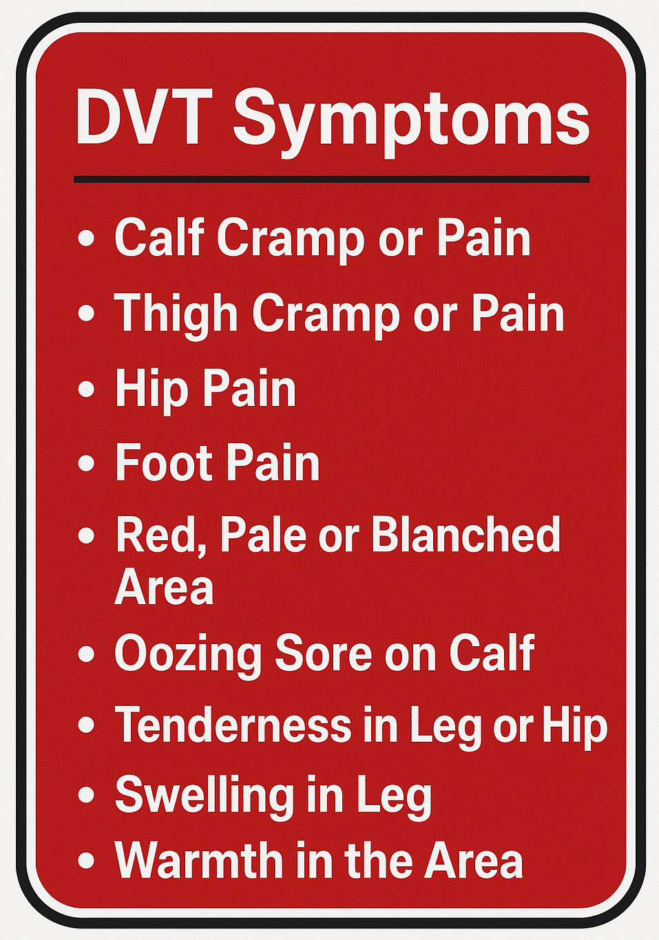 Does a Large DVT Always Cause Symptoms? » Scary Symptoms