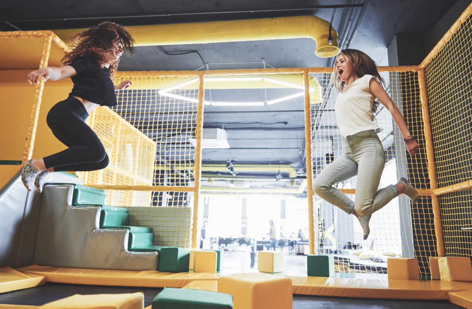 Must Indoor Trampoline Parks Have Such LOUD Music? » Scary Symptoms